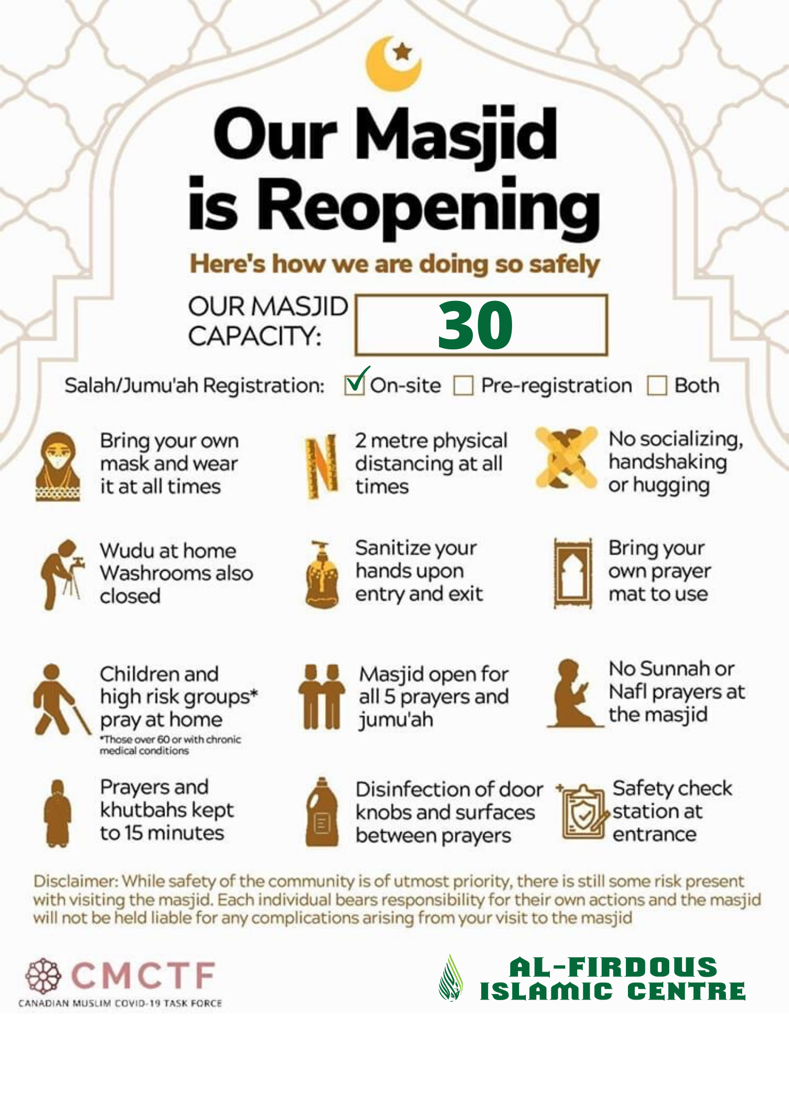 Mosque Re-Opening – Al Firdous